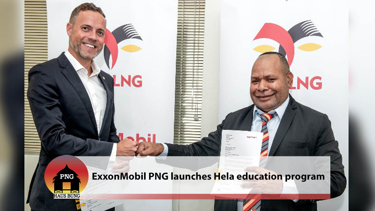 EXXONMOBIL PNG LAUNCHES HELA EDUCATION PROGRAM