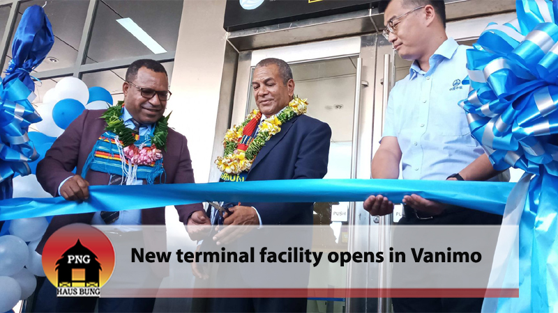 STATE-OF-THE-ART TERMINAL FACILITY OPENS IN VANIMO
