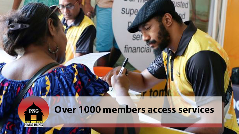 MEMBERS UTILIZE NASFUND SERVICES AT THE 59th MOROBE SHOW