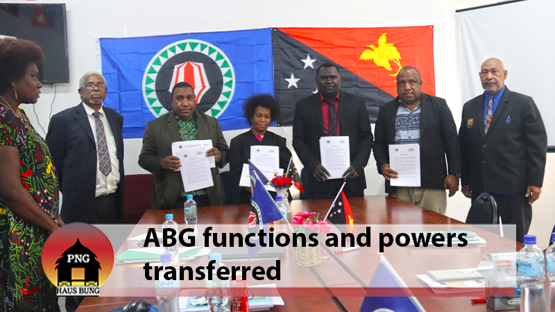 TRANSFER OF COMMUNITY DEVELOPMENT POWERS AND FUNCTIONS TO ABG