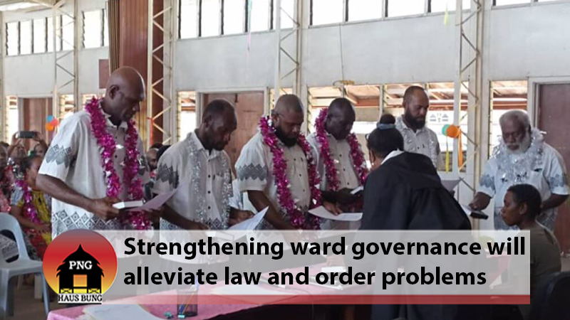 WARD DEVELOPMENT COMMITTEE FOR RABAUL TO BE SWORN IN