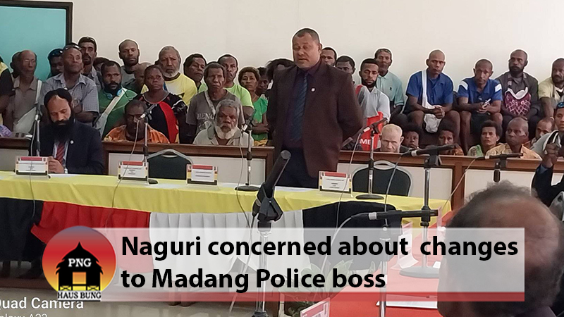 BOGIA MP QUESTIONS APPOINTMENT OF NEW MADANG PPC