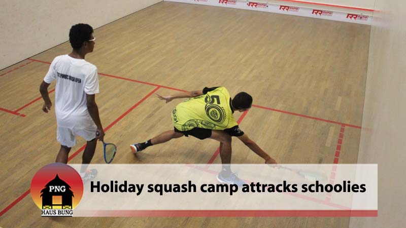 HOLIDAY SQUASH CAMP ON AT POM RAQUETS CLUB