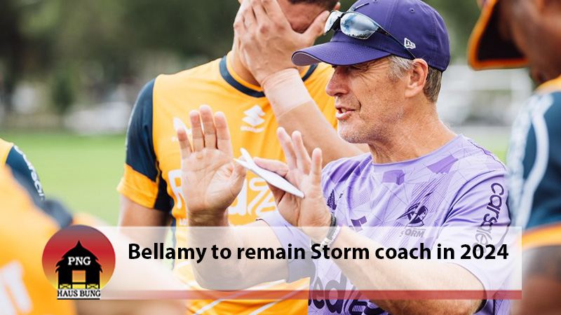 BELLAMY CONTINUES AS STORM HEAD COACH FOR 22nd SEASON