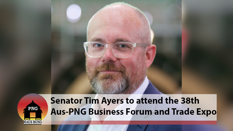 AUSTRALIAN SENATOR TIM AYRES TO VISIT PNG THIS WEEK