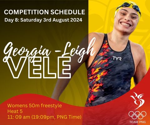 GEORGIA-LEIGH SET FOR WOMEN’S 50M FREESTYLE