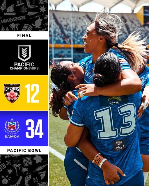 FETU SAMOA SLAY PNG ORCHIDS IN PACIFIC CHAMPIONSHIPS