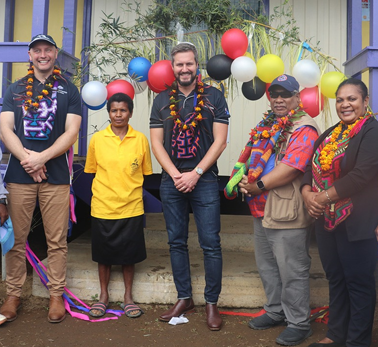 PEOPLE TO BENEFIT FROM REFURBISHED AID POST